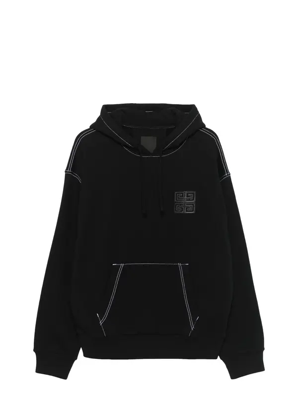 Givenchy 4g-motif Hoodie - Black