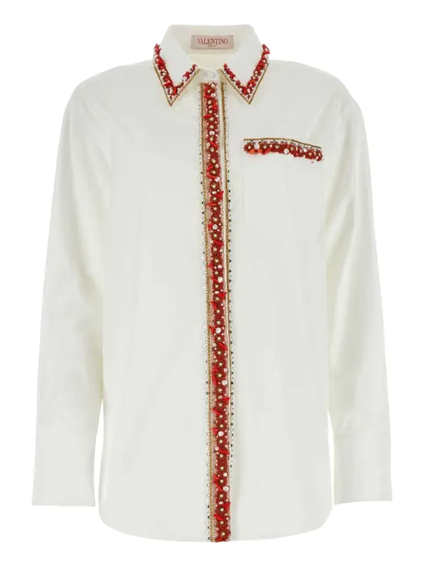 Valentino Garavani Poplin Shirt - White