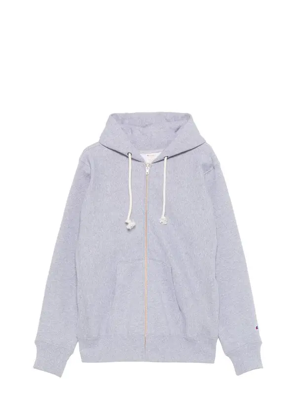 Champion Logo-embroidered Hoodie - Grey