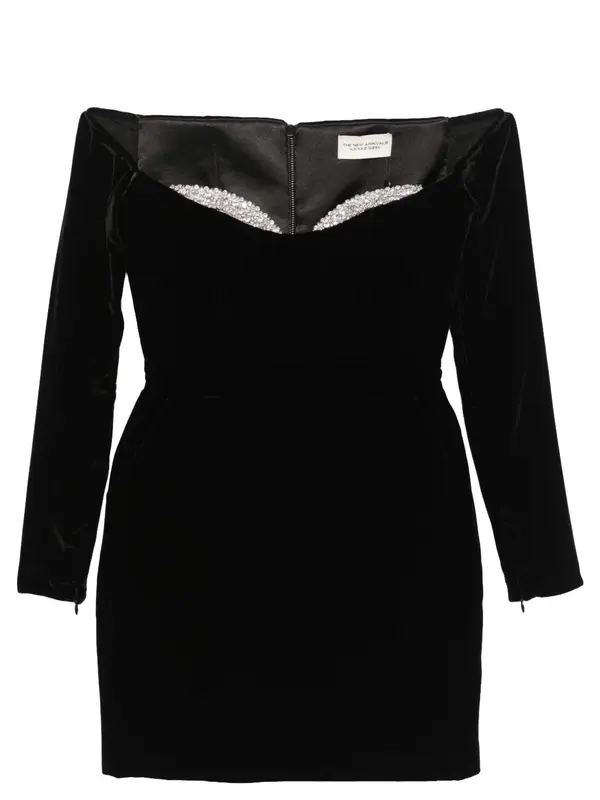 THE NEW ARRIVALS ILKYAZ OZEL Farah Mini Dress - Black