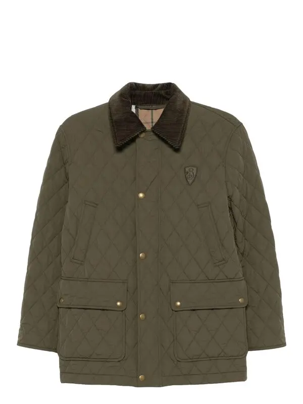 Burberry Quilted Barn Jacket - Green
