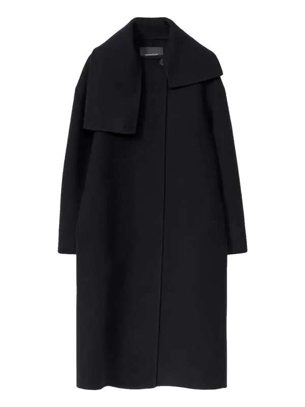 Fabiana Filippi Boiled Wool Coat - Black