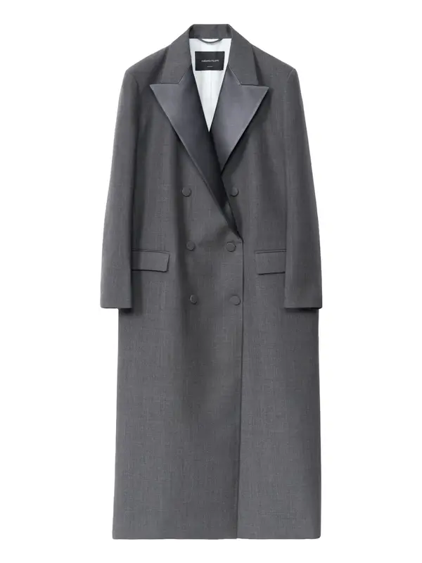Fabiana Filippi Double-breasted Coat - Grey