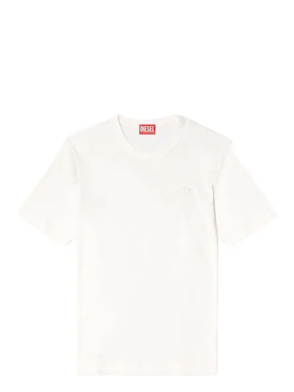 DIESEL Adjust-slits-r17 T-shirt - White