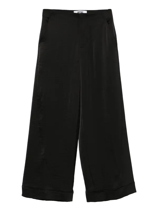Dkny Wide-leg Trousers - Black