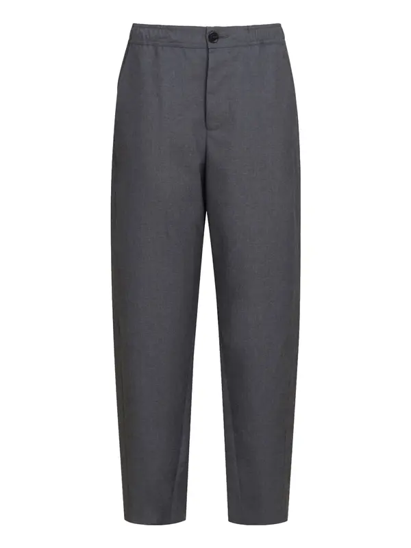 Marni Virgin Wool Trousers - Grey