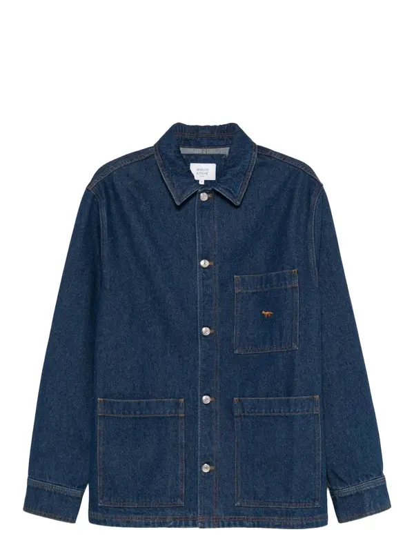 Maison Kitsuné Denim Jacket - Blue