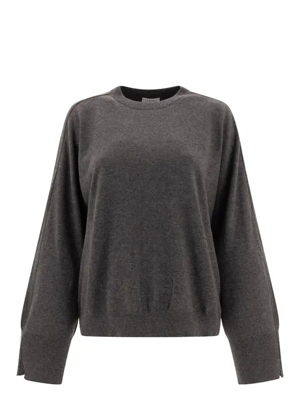 Brunello Cucinelli Cashmere Sweater - Grey