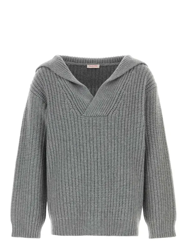 Valentino Garavani Cashmere Sweater - Grey