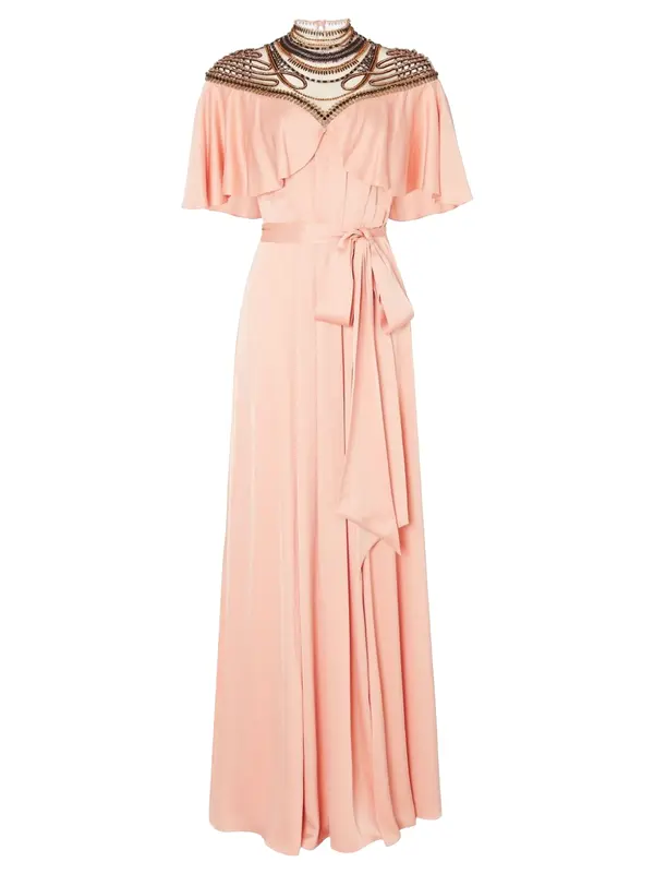 TEMPERLEY LONDON Nina Maxi Dress - Pink
