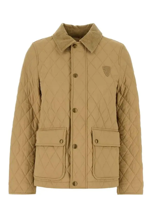 Burberry Quilted Puffer Jacket - Neutrals