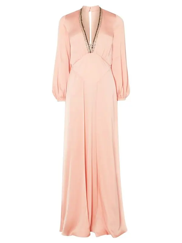 TEMPERLEY LONDON Nina Maxi Dress - Pink