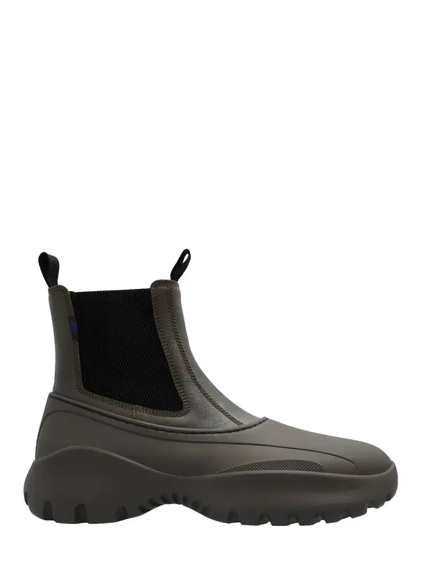 Burberry Round-toe Chelsea Boots - Green