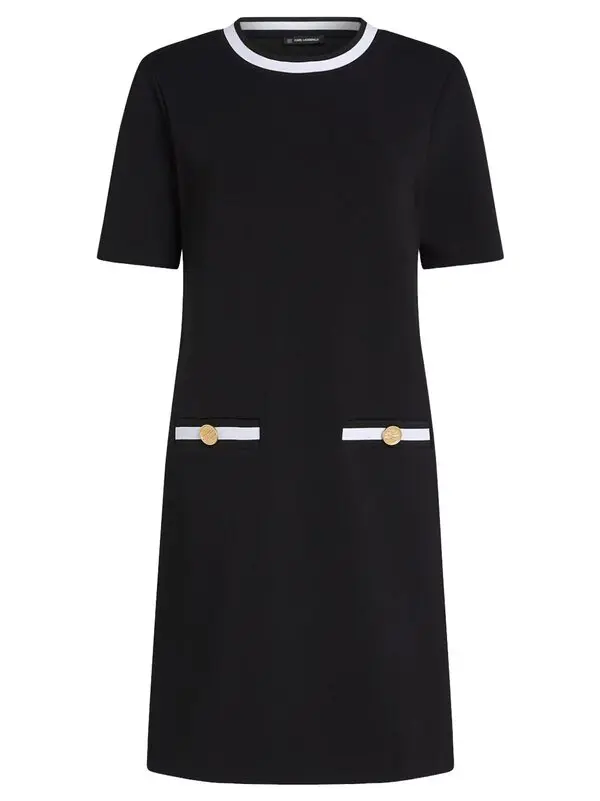 Karl Lagerfeld Essential T-shirt Dress - Black