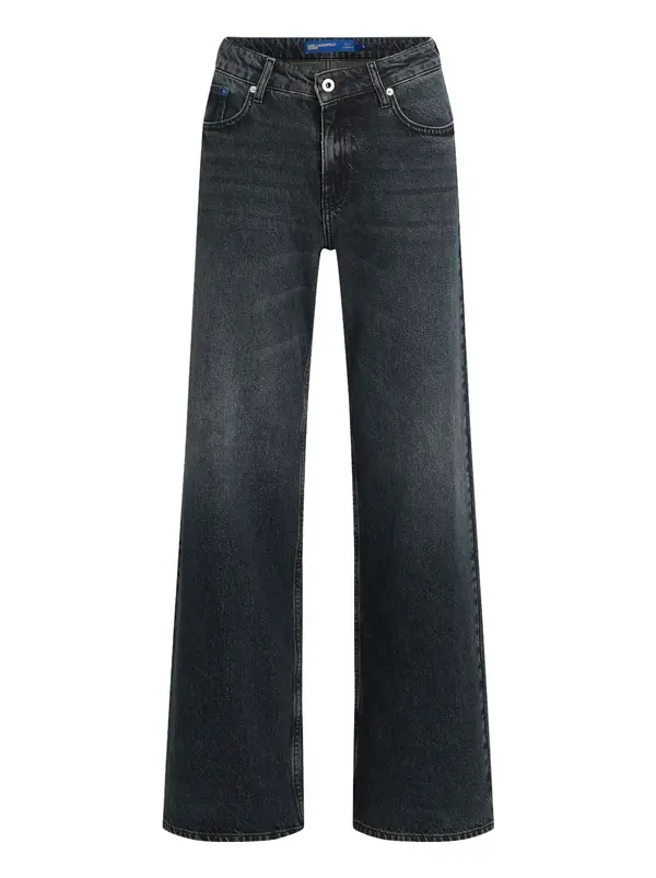 Karl Lagerfeld Mid-rise Relaxed Jeans - Blue