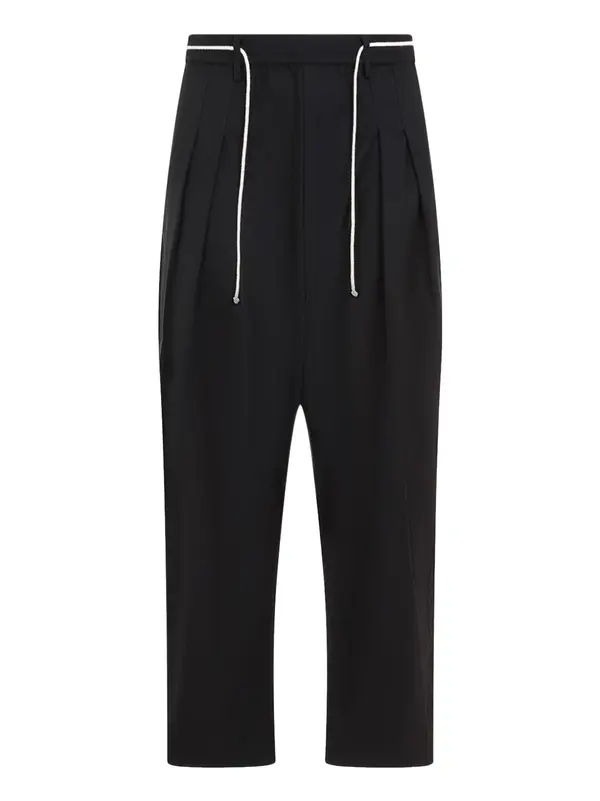 MORDECAI Pleated Trousers - Black