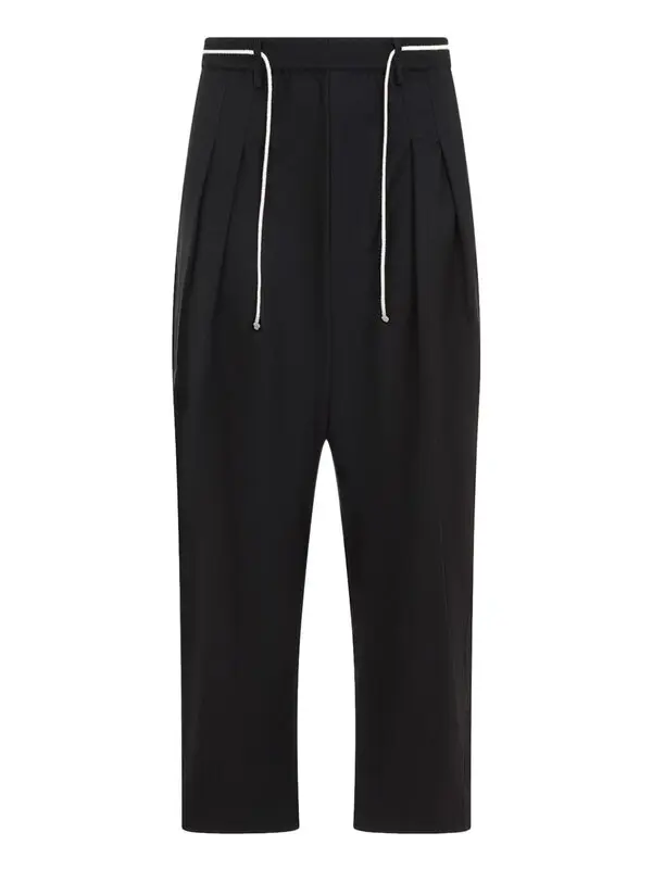 MORDECAI Pleated Trousers - Black