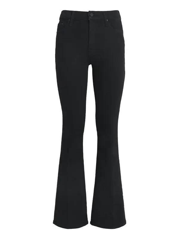 MOTHER The Weekender Flared Jeans - Black
