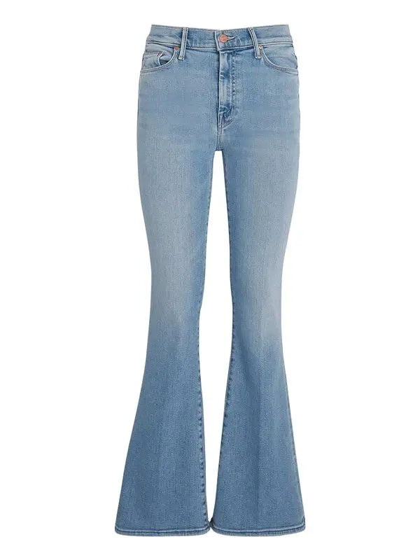 MOTHER The Weekender Flared Jeans - Blue