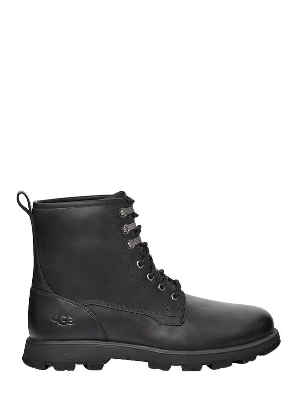 UGG Kirkson Leather Boots - Black Leather