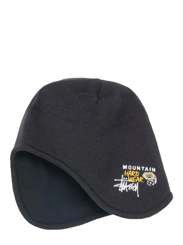 StÜssy X Mountain Hardwear Ear Flap Beanie - Black