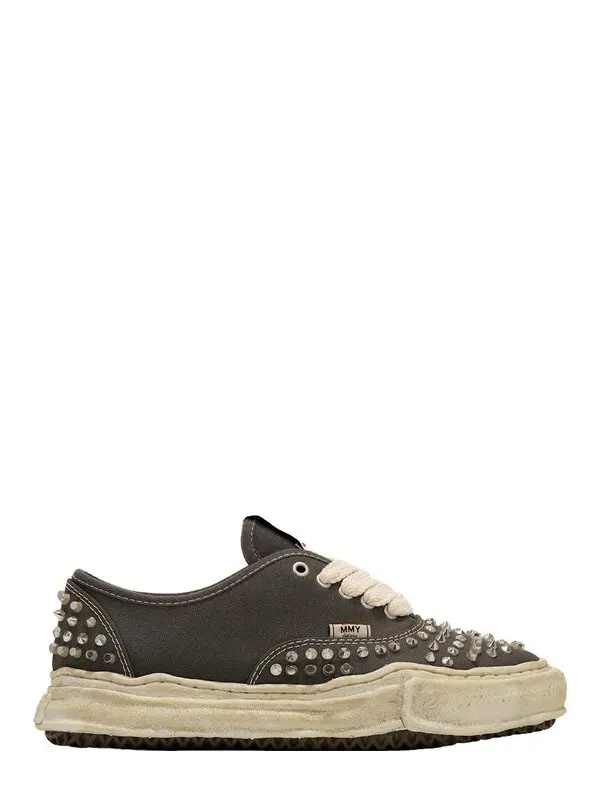 Mihara Yasuhiro Baker Og Sole Studded Canvas Low - Grey
