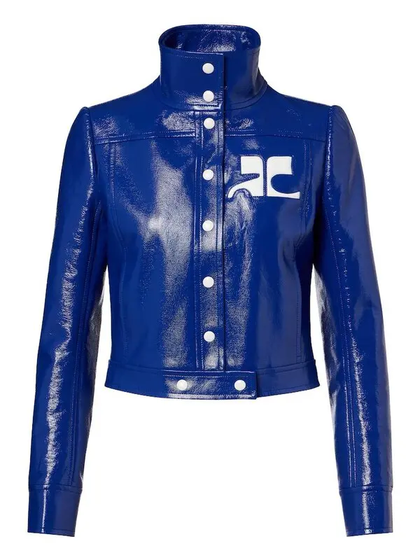 COURREGES Courrèges Re-edition Vinyl Jacket - Blue