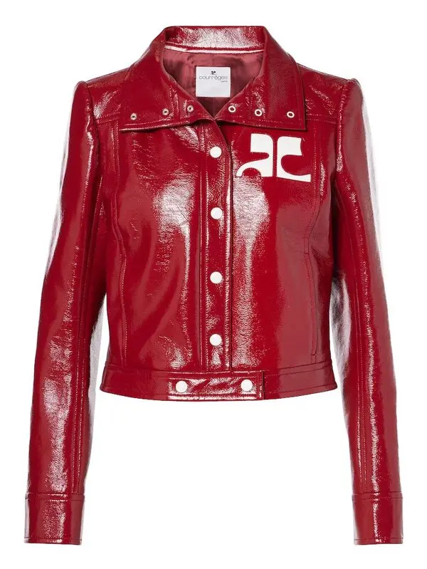 COURREGES Courrèges Re-edition Vinyl Jacket - Red