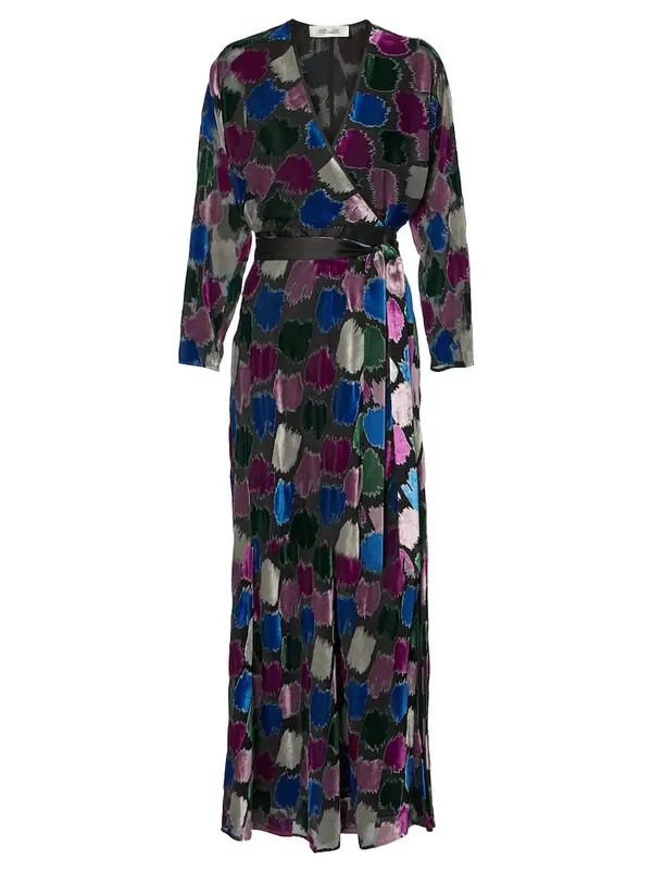 Diane Von Furstenberg Babette Printed Midi Dress - Multicoloured