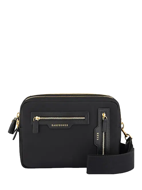 ANYA HINDMARCH Trio Nylon Cross-body Bag - Black