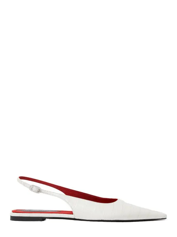 Stella McCartney Elsa Slingback Flats - Stone
