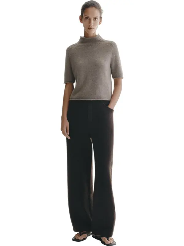 LISA YANG The Fride Cashmere Sweater - Truffle