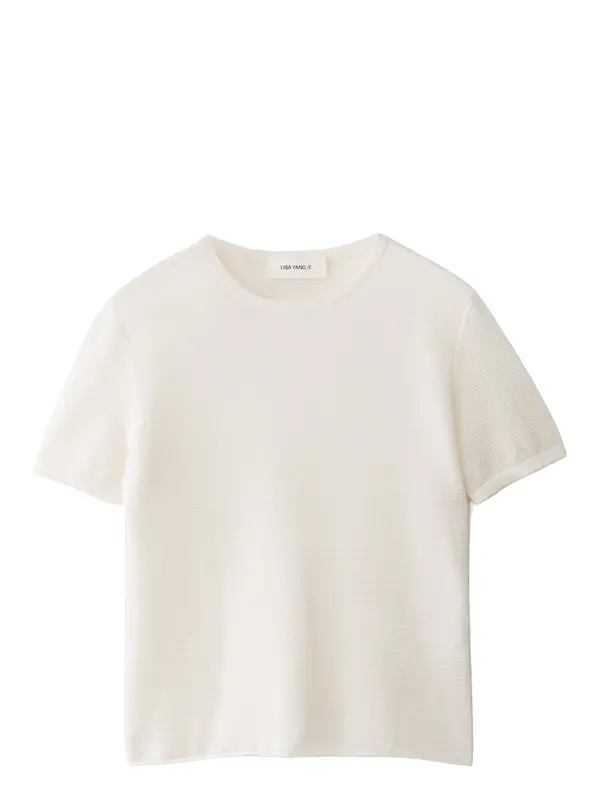 LISA YANG STORE The Ira T-shirt - Ivory