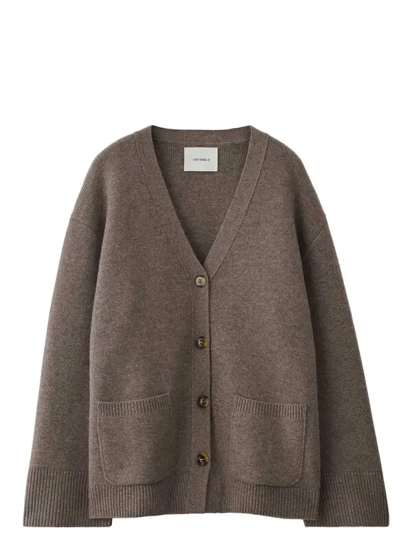 LISA YANG STORE The Kellie Cardigan - Truffle