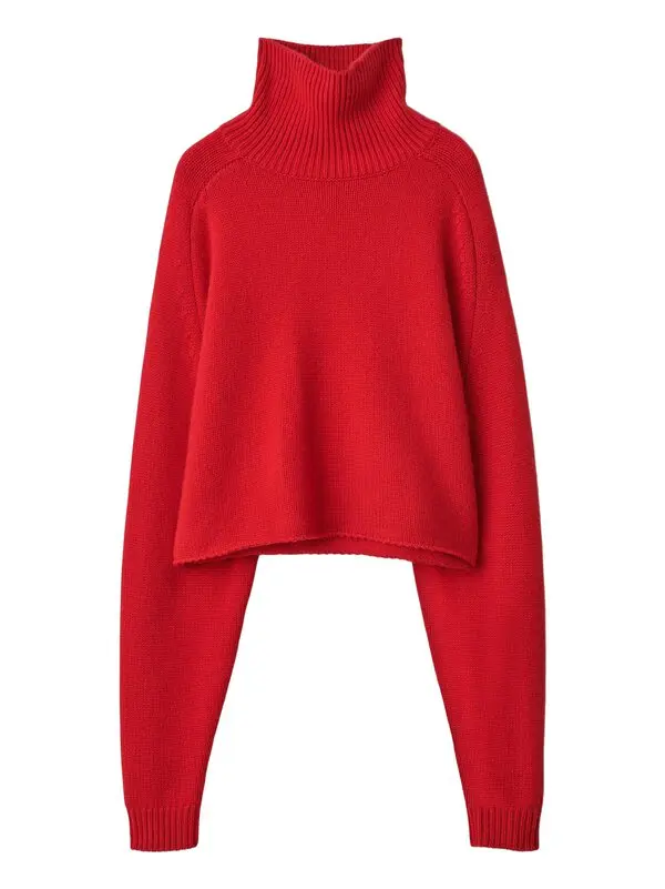 LISA YANG STORE Cathie Cashmere Sweater - Berry