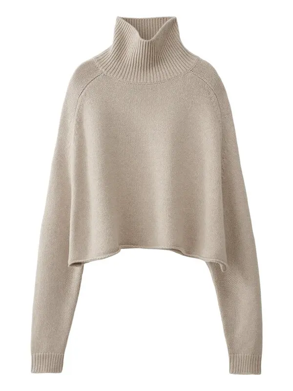 LISA YANG Cashmere Cathie Sweater - Oyster