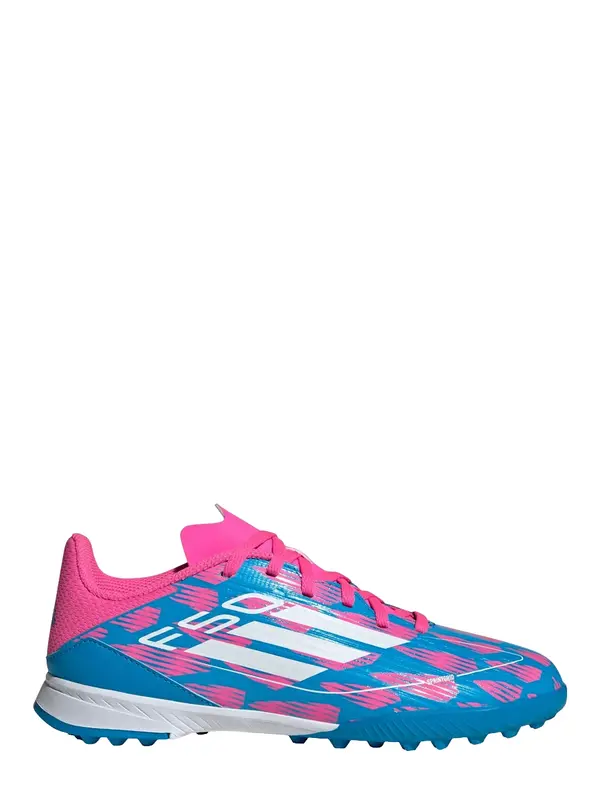 Adidas F50 League Turf Sneakers - Solar Blue/cloud White/solar Pink