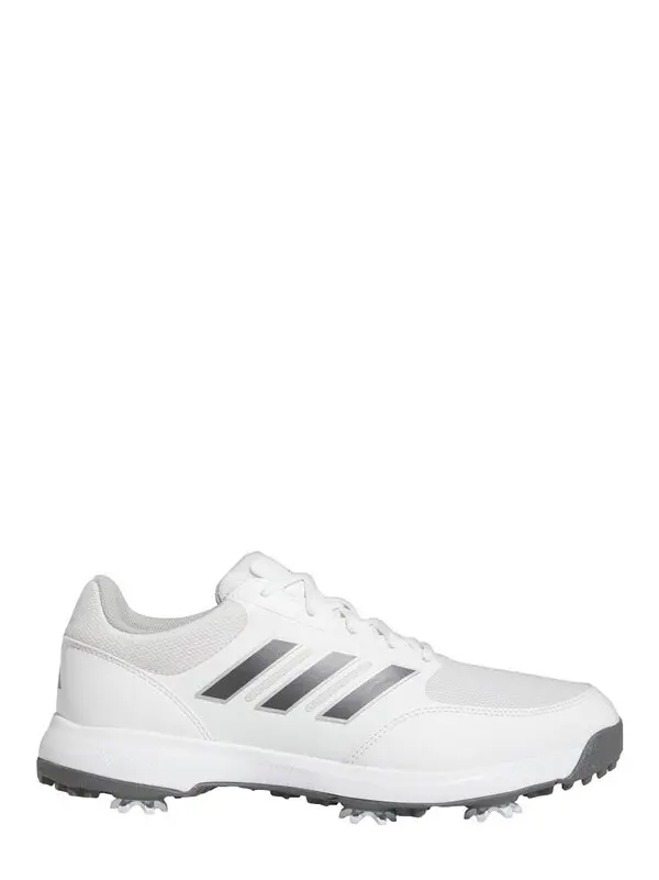 Adidas Tech Response 3.0 Golf Shoes - Cloud White/dark Silver Metallic