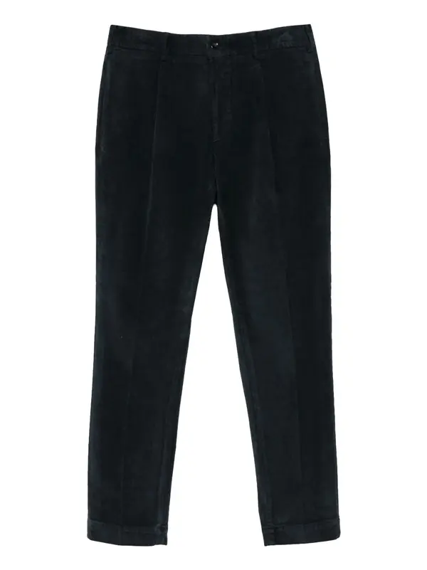 DELL'OGLIO Slim Cords Trousers - Blue
