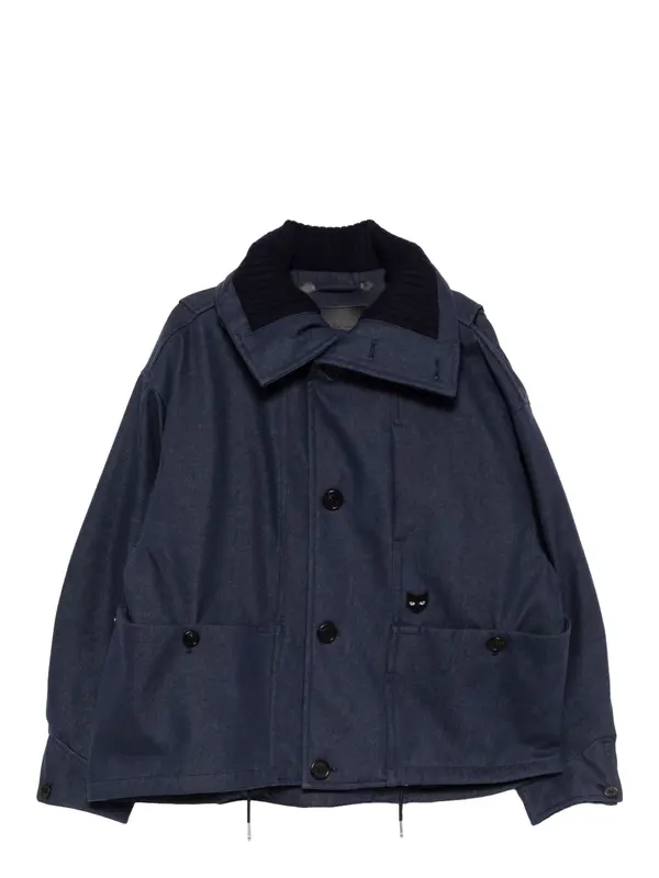 SONGZIO Panther Denimlike Jacket - Blue