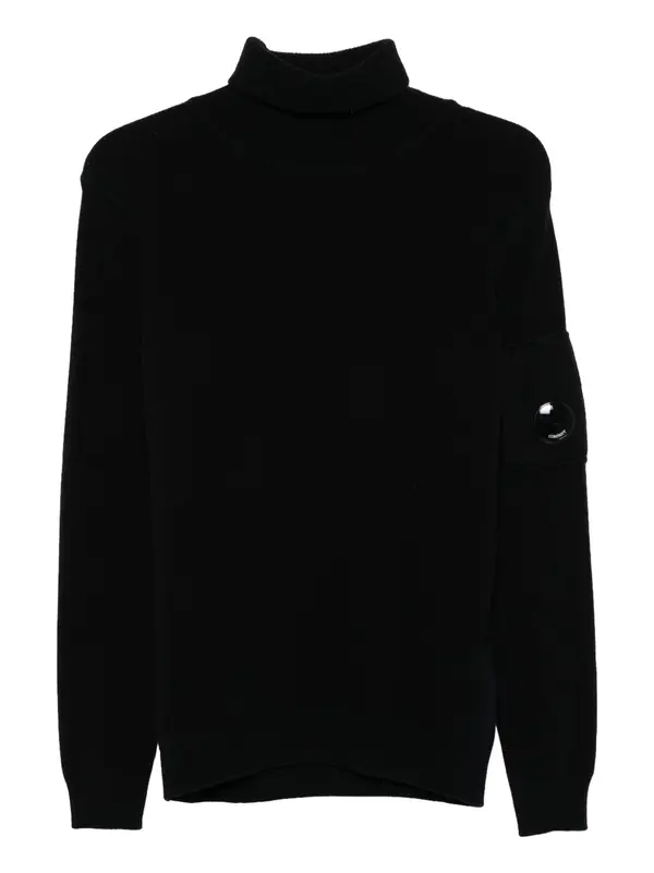 C.P. COMPANY Lens-detail Sweater - Black