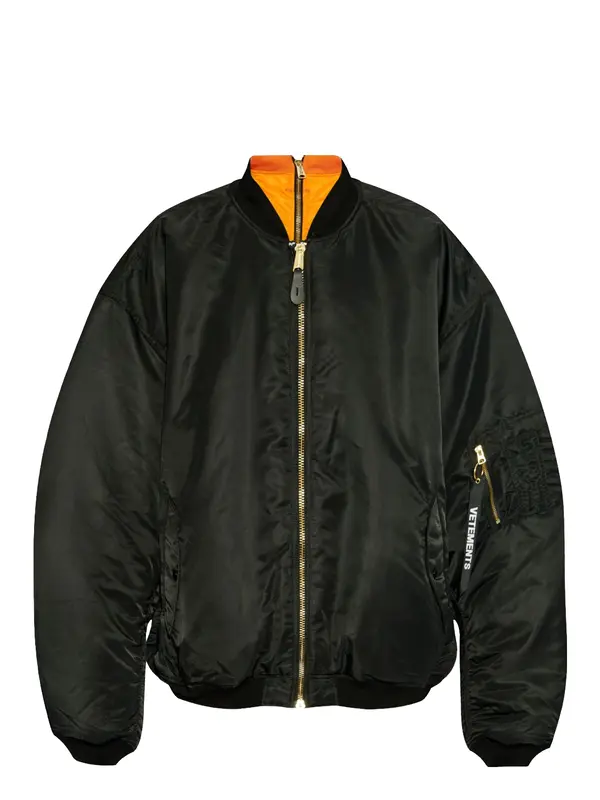 Vetements X Alpha Industries Reversible Bomber Jacket - Orange