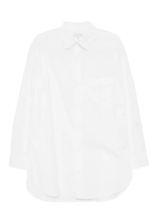 Yohji Yamamoto Chest Button Fastening Pocket Shirt - White