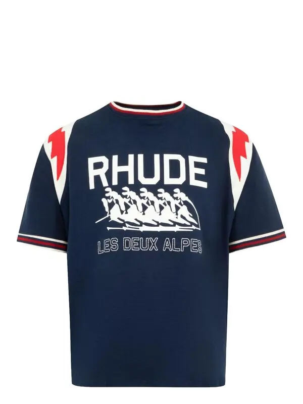 Rhude Lighting Tinger T-shirt - Blue