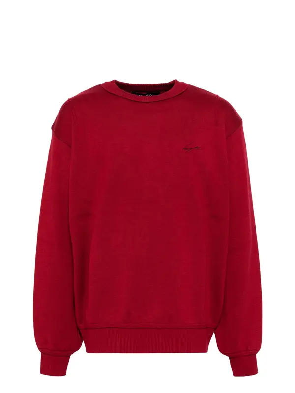 SONGZIO Night Thieves' Embroidered Sweater - Red