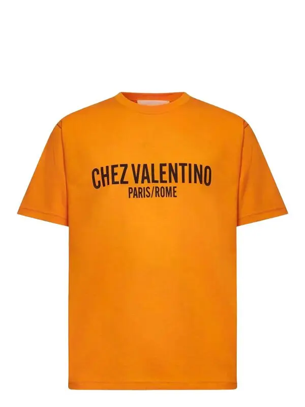 Valentino Garavani Printed T-shirt - Orange