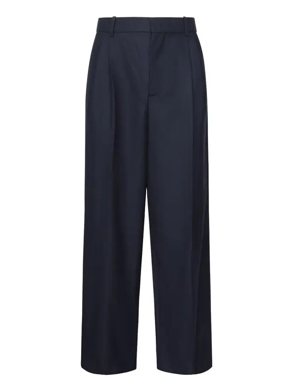 Loewe Pleat-detailing Tailored Trousers - Blue