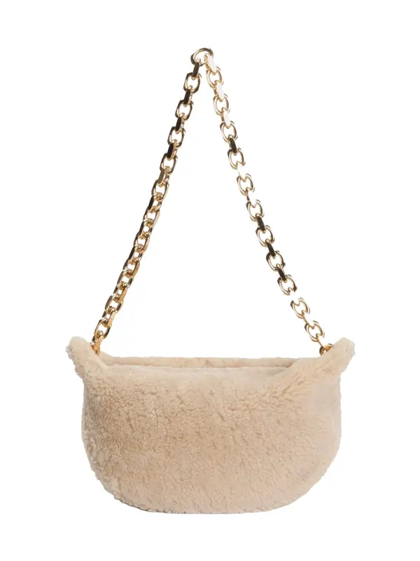 Fabiana Filippi Shearling Mini Bag - Neutrals
