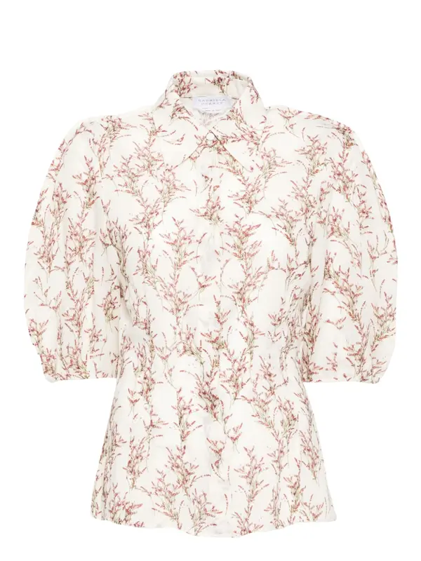 Gabriela Hearst Luhan Floral Blouse - Neutrals