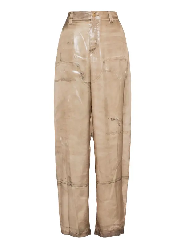 Alexander Wang Trompe-l'oeil Print Pants - Neutrals